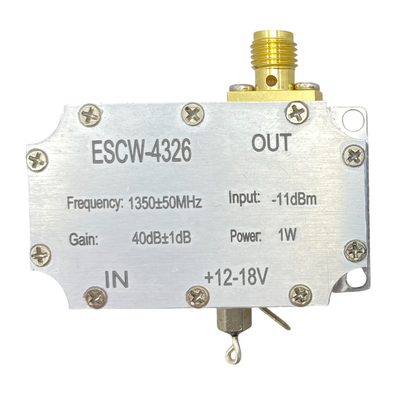 1WPA-100WPA Linear COFDM RF Power Amplifier (MCX/SMA, 12–18V, 1300–140 ...